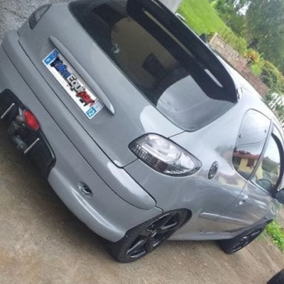 LTI Peugeot 206 206+ LED taillights - Smoke - YakaEquiper.com